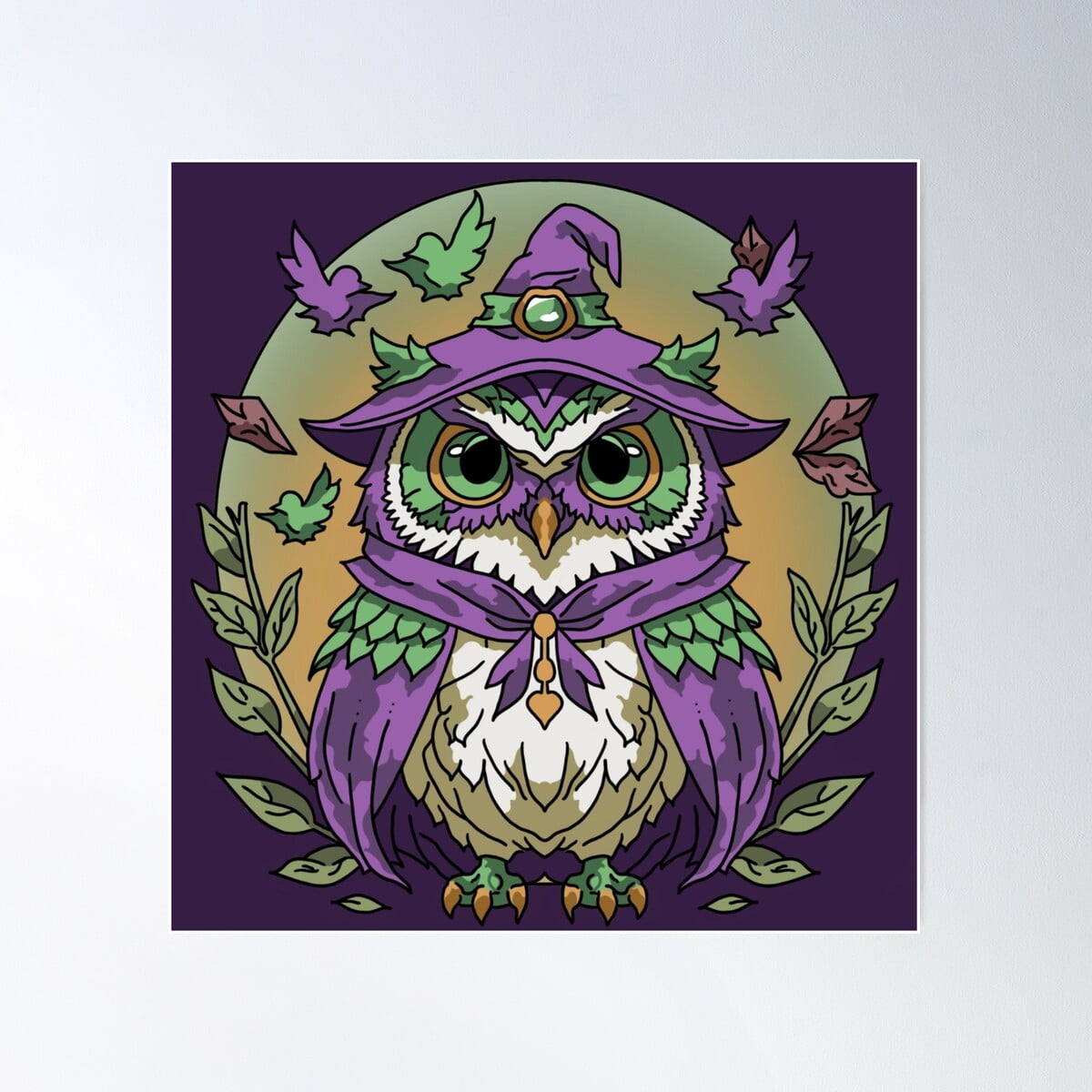 Hooter The Witch Poster Wall Art, Modern Wall Decor For Living Room ...