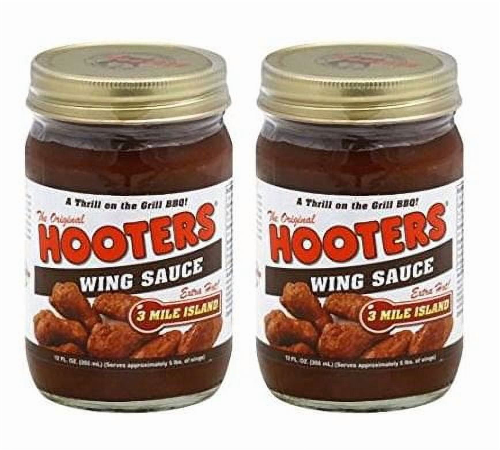 Hooters Extra Hot 3 Mile Island Wing Sauce, Great for Seafood, Ribs ...