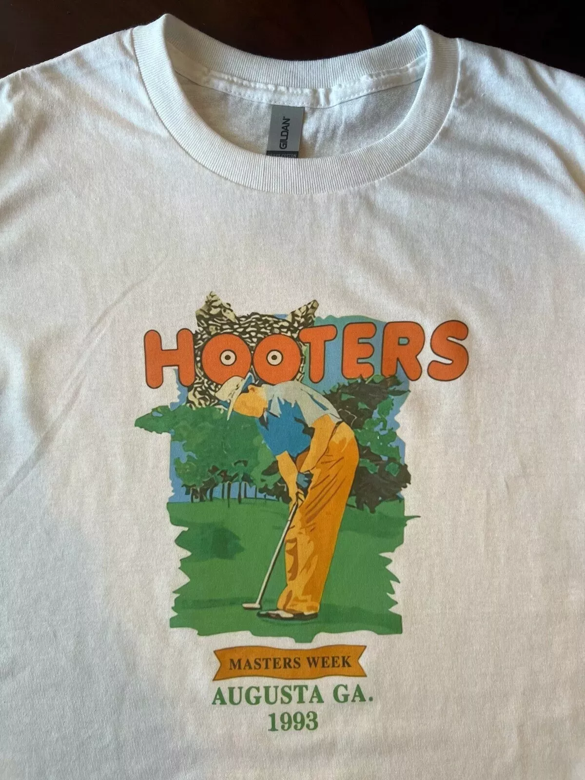 Hootersmasters Week 1993 Vintage Hootersgolf Tee Band Shirt Hot ...