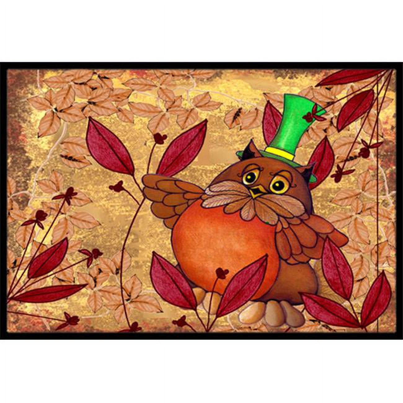 Hootie Fall Owl Indoor & Outdoor Mat, 24 x 36 in. - Walmart.com