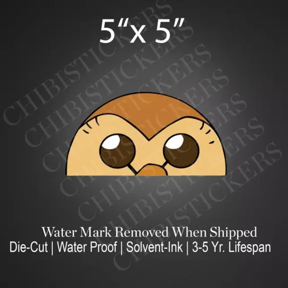 Hooty Owl Sticker Vinyl Sticker Waterproof Car Decal Owl Sticker Cute ...