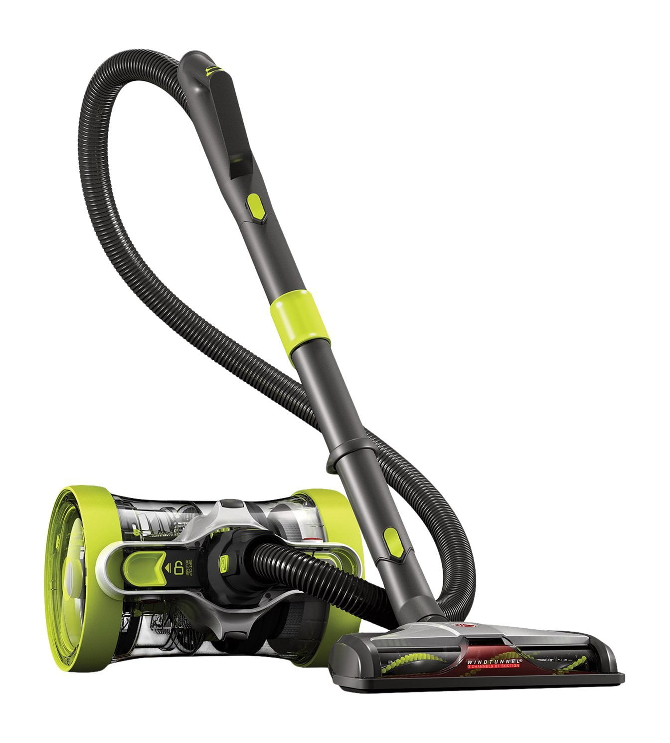 Hoover Air Revolve Multi Position Bagless Corded Canister Vacuum ...
