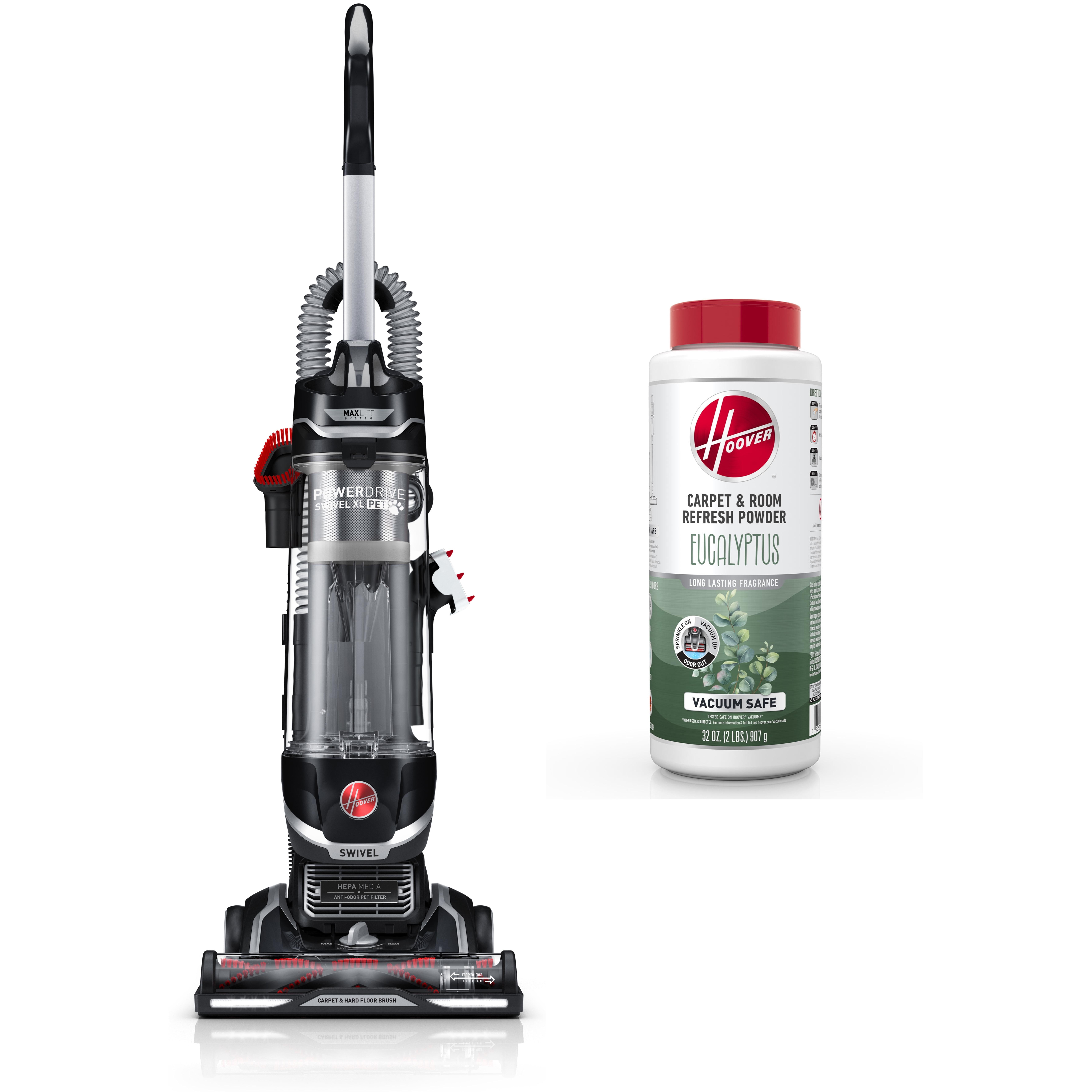 Hoover Bagless Upright Vacuum Cleaner, MAXLife Power Drive Swivel XL ...