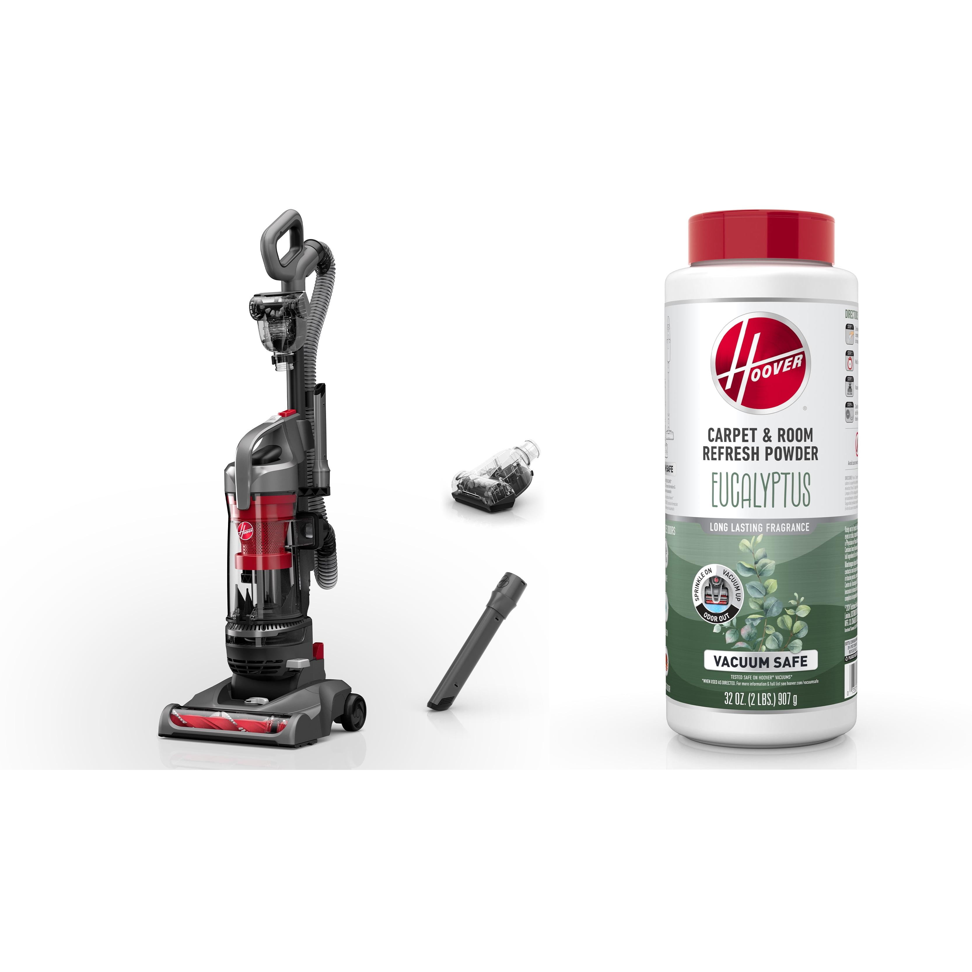Hoover Bagless Upright Vacuum Cleaner, Rewind Pet & Hoover Eucalyptus ...