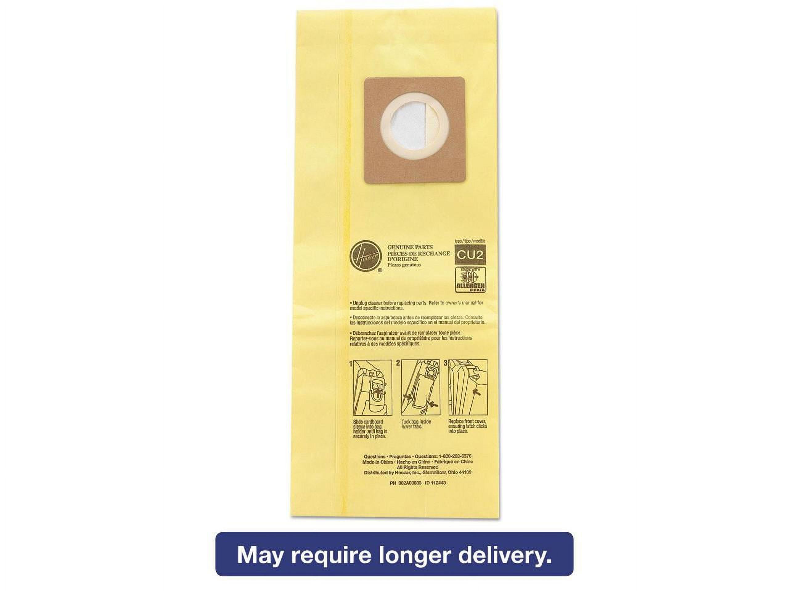 Hoover Commercial Bag Cu2 Allergen, 10 Pack - Walmart.com