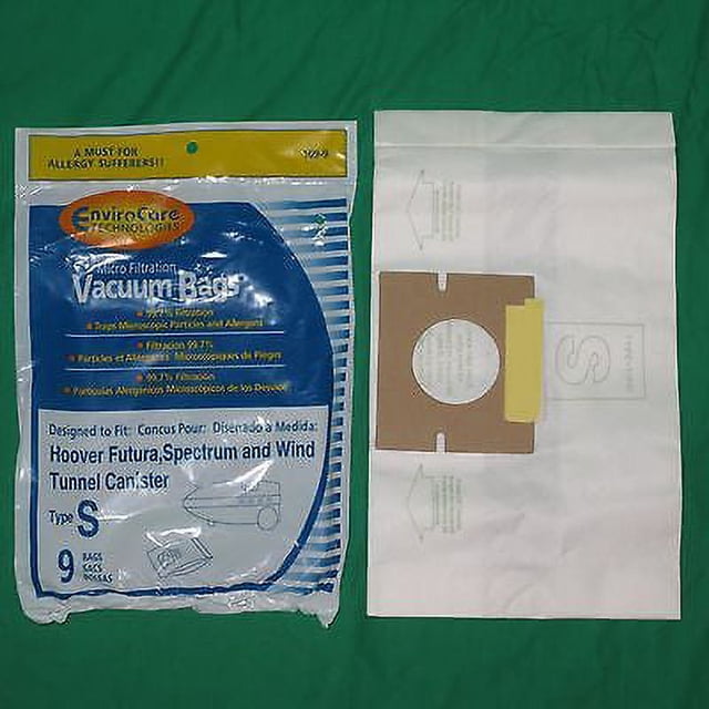 Hoover Style S Vacuum Bags Micro Lined Allergen Filtration Type Vac ...