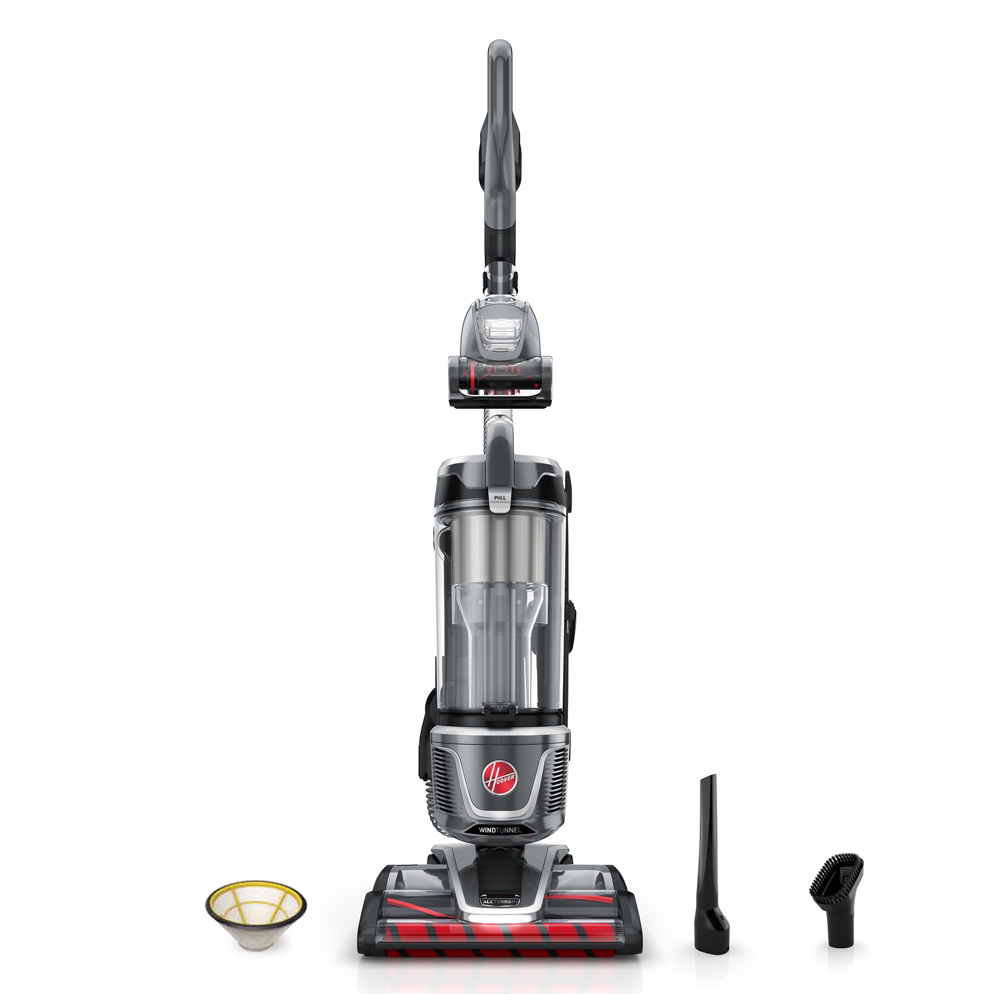 Hoover Upright Vacuum Cleaner - HEPA Media Filter Swivel Steering ...