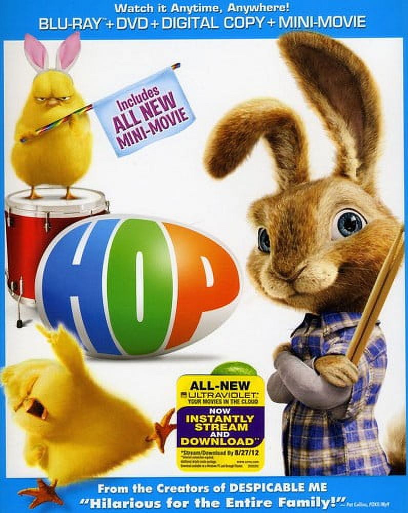 Hop Blu-ray + DVD - Family Movie Voiced by Russell Brand - Walmart.com