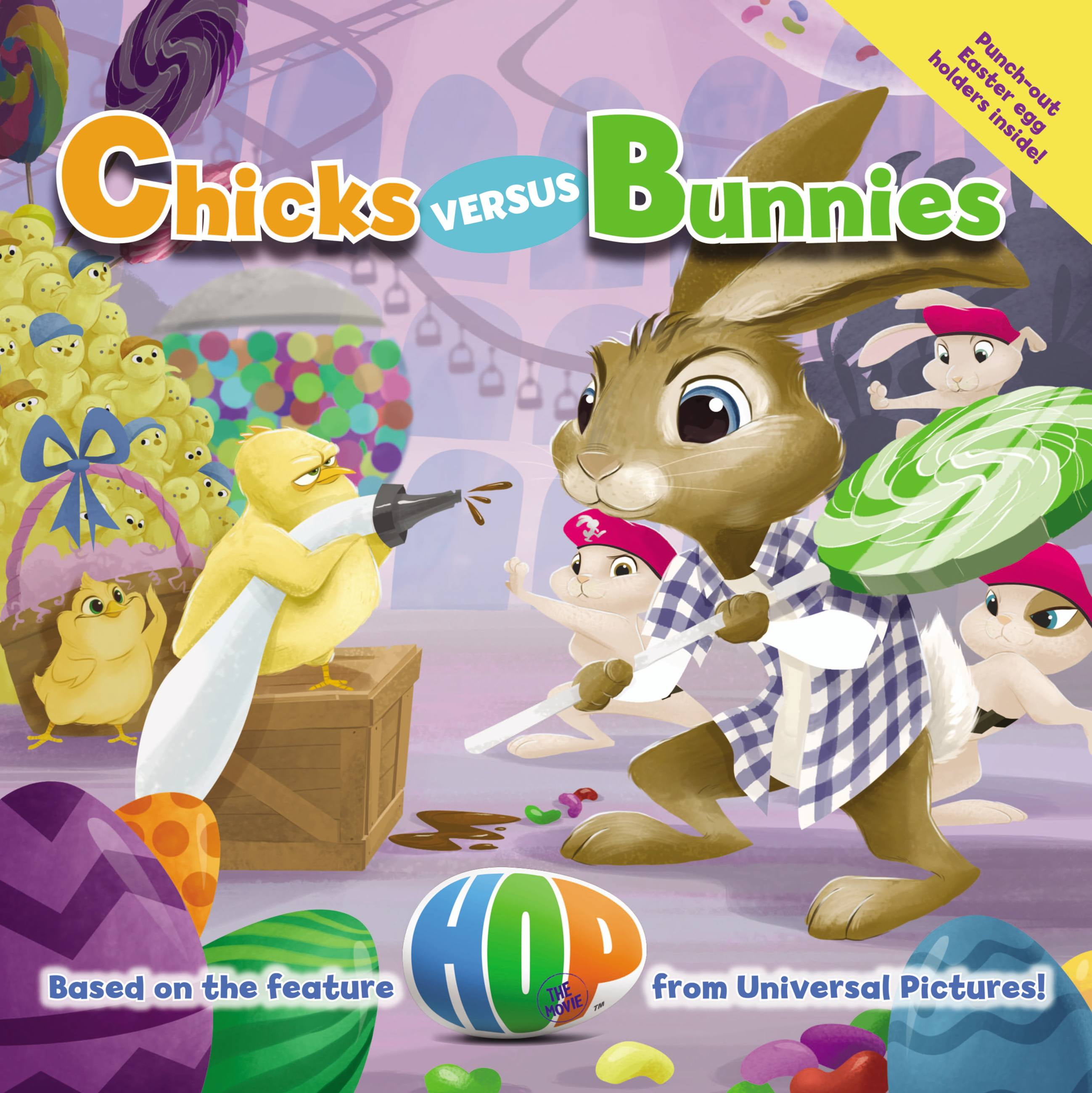Hop: Hop: Chicks Versus Bunnies (Paperback) - Walmart.com