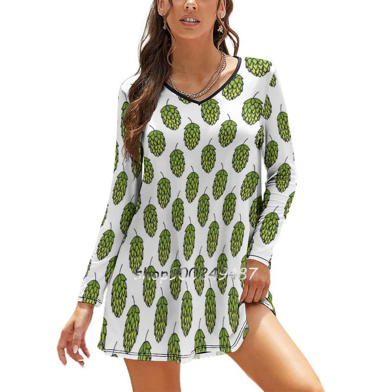 Hop Pattern Evening Party Dresses Midi Sexy Dress Female Sweet One ...