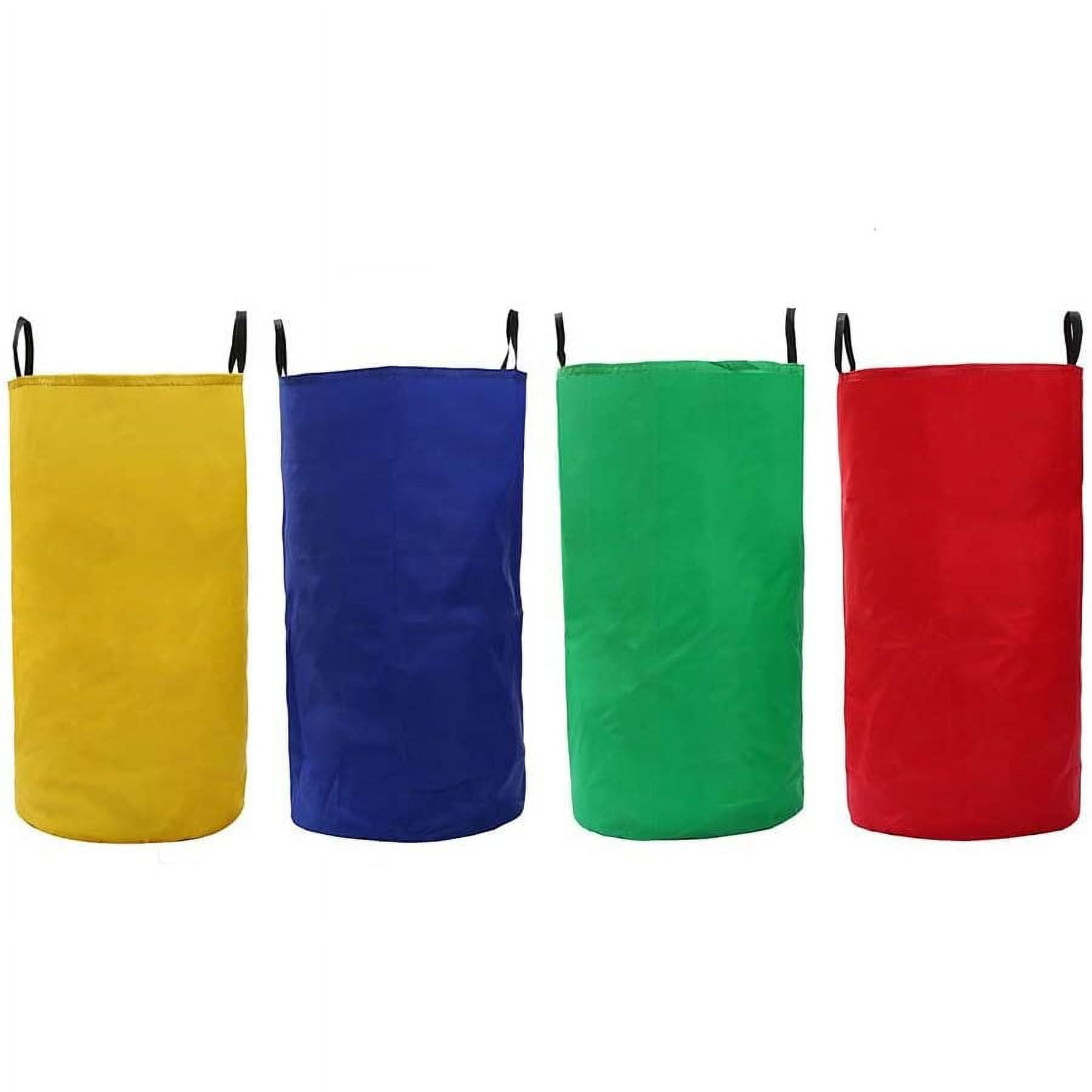 Hop Sacks for Kids, 4 Piece Sack Race Outdoor Play Set for Parties and ...
