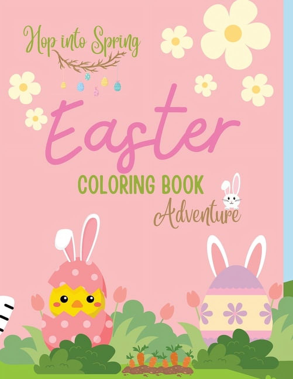 Hop into Spring: Easter Coloring Book Adventure for Ages 4-9 (Paperback ...