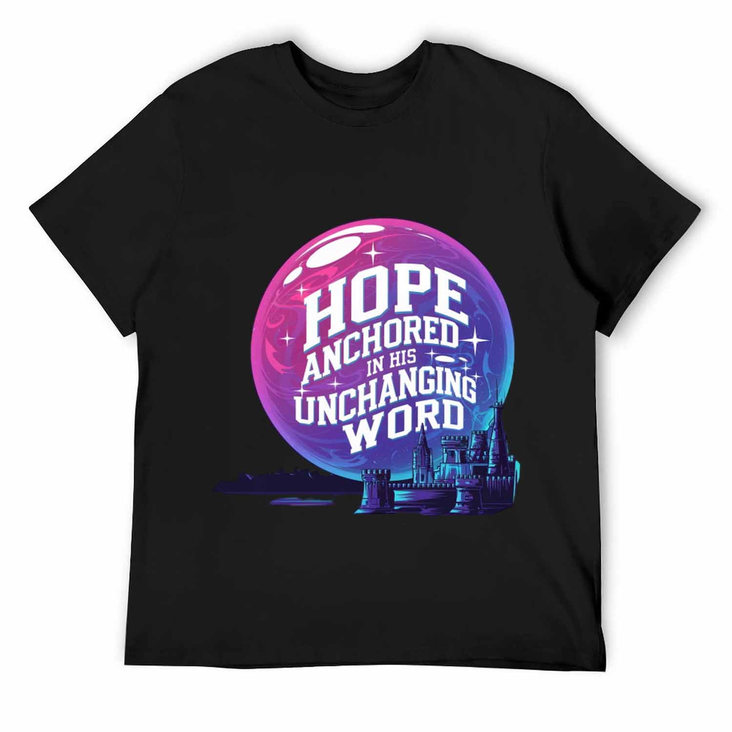 Hope Anchored in His Unchanging Word Vintage American Flag Usa Quote ...