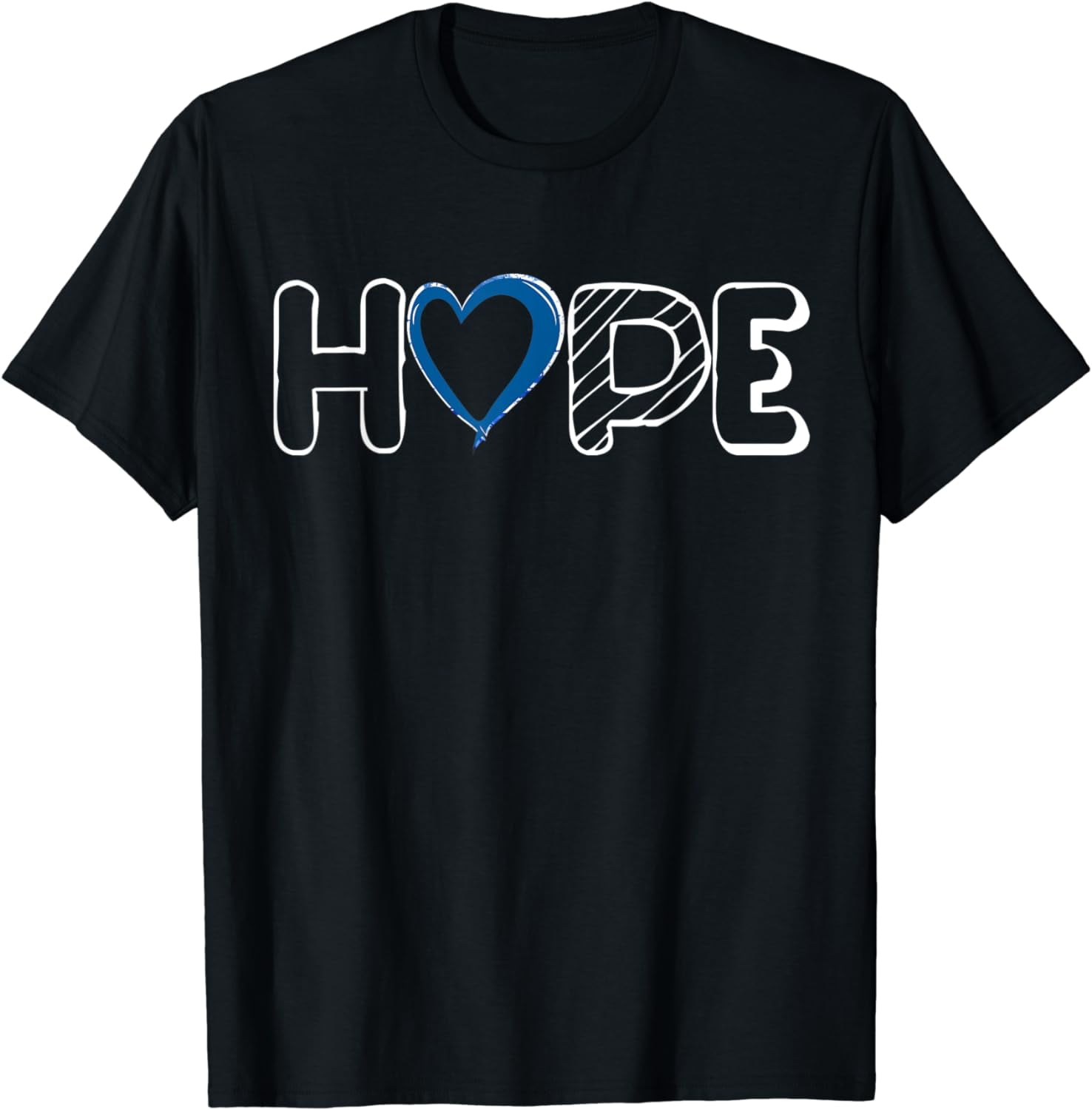 Hope Child Abuse Awareness shirt Blue Abuse Prevention Month - Walmart.com