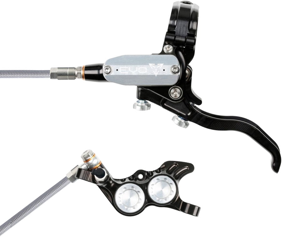Hope EVO GR4 Disc Brake and Lever Set - Left Hand, Post Mount, 4-Piston ...