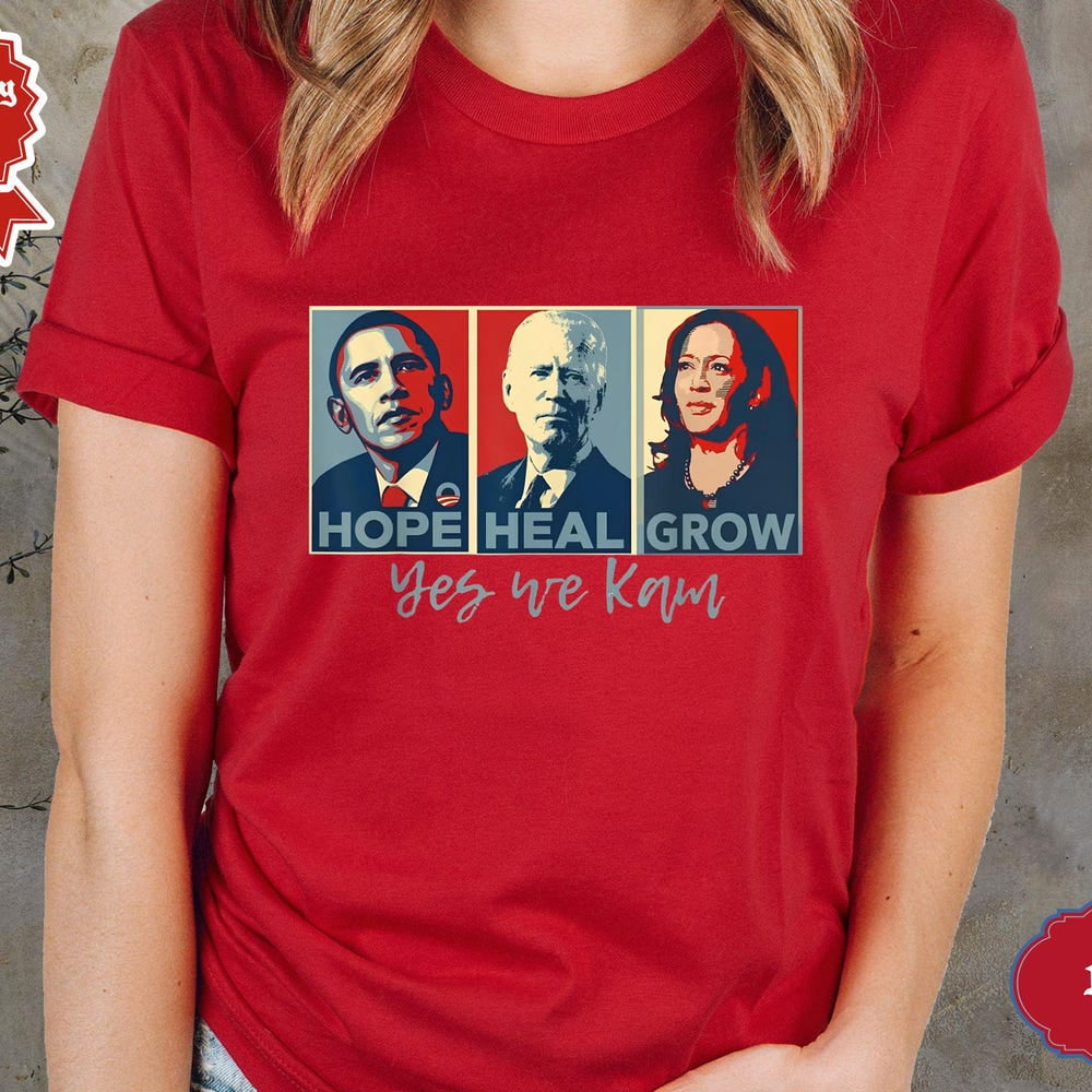 Hope Heal Grow President Shirt, Kamala Harris 2024 President Shirt ...