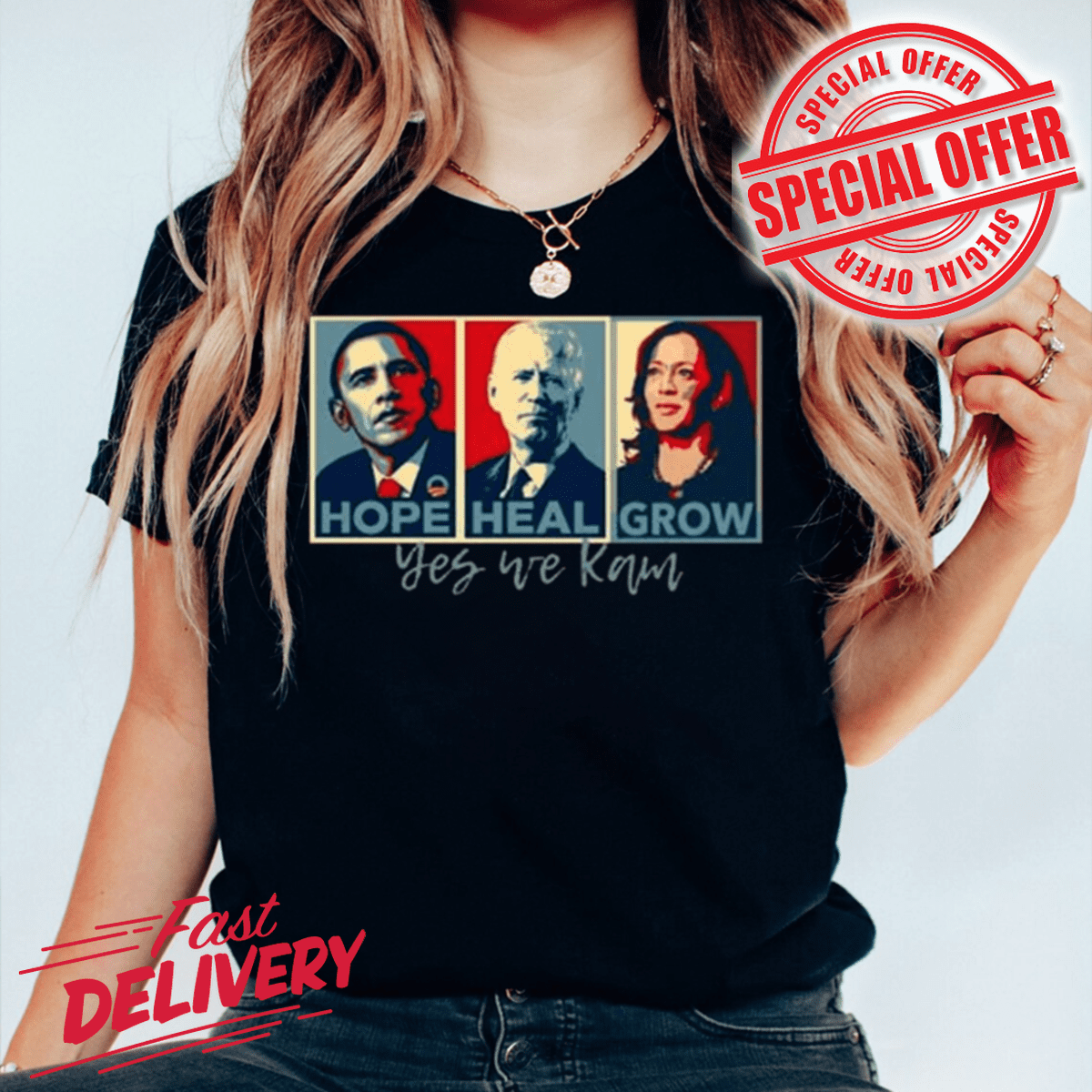 Hope Heal Grow Yes We Kam Kamal Harriss 2024 Presidential Election T ...