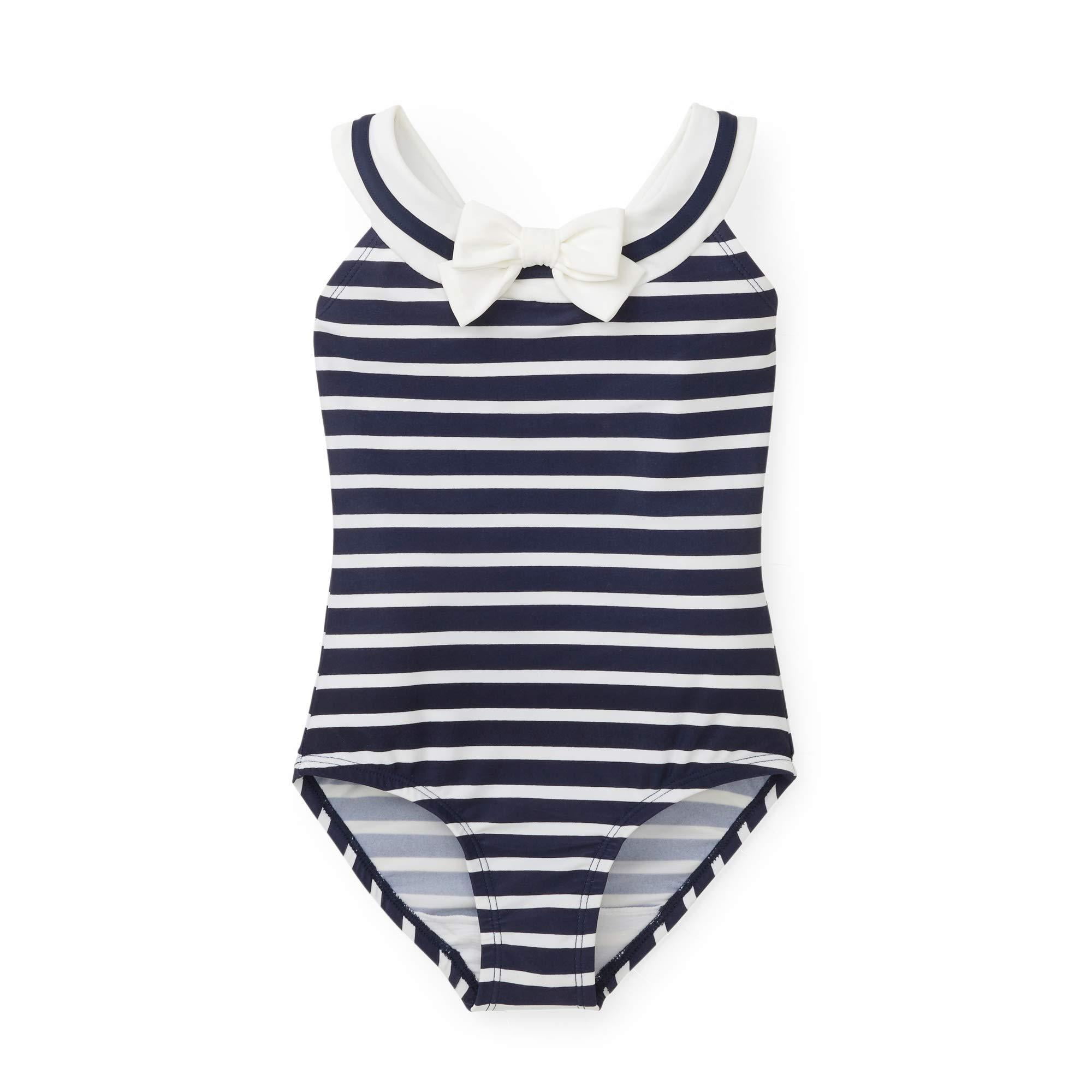 Hope & Henry Girls' One-Piece Sailor Swimsuit - Walmart.com