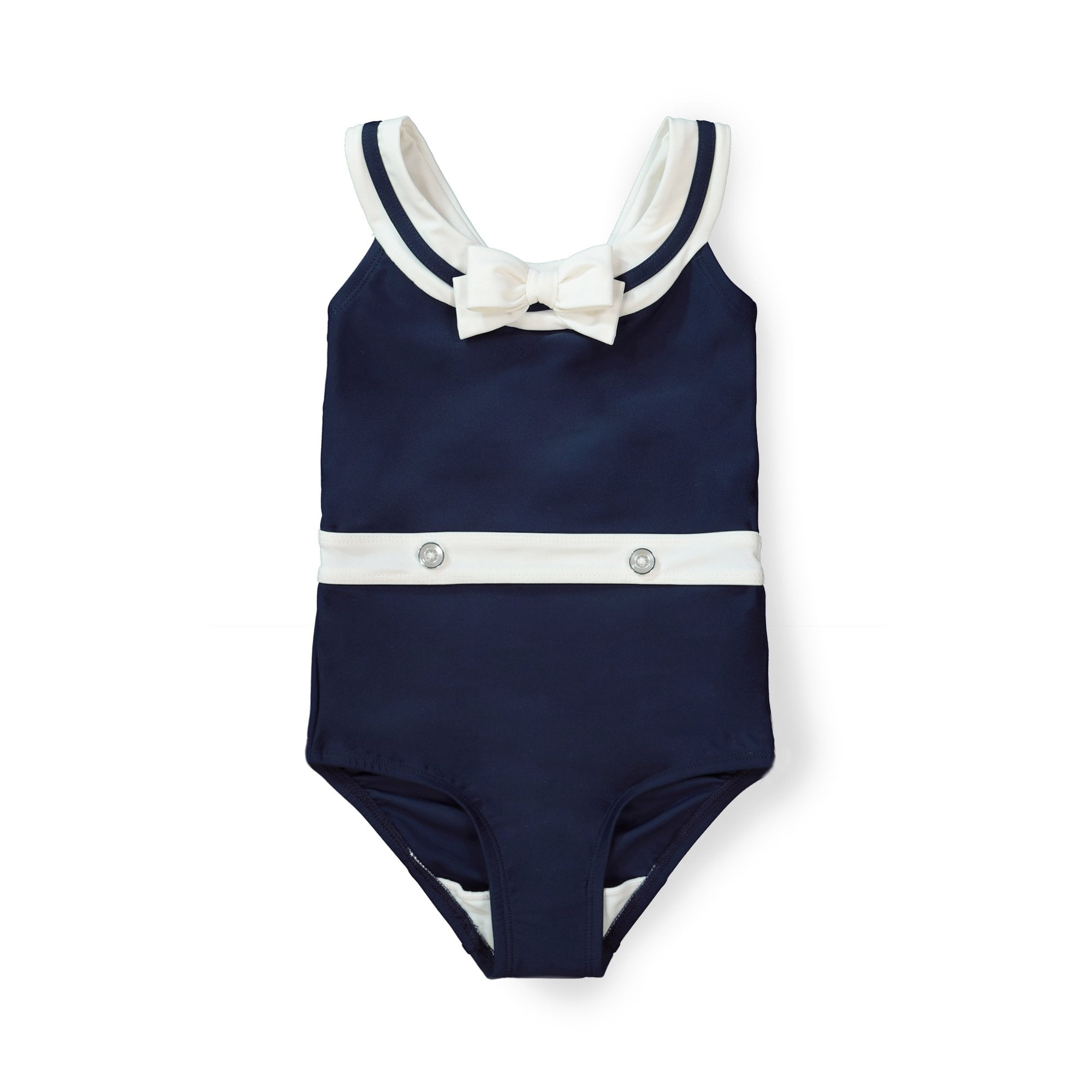 Hope & Henry Girls' One-Piece Sailor Swimsuit - Walmart.com