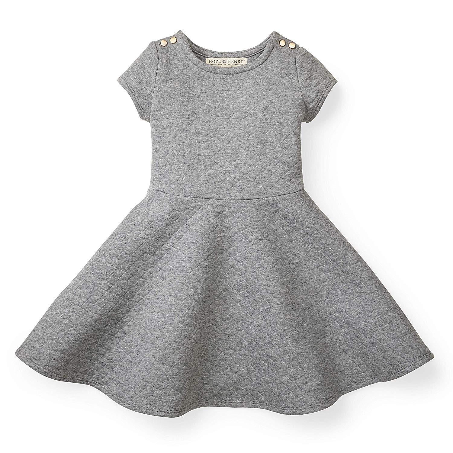 Hope & Henry Girls' Quilted Matelasse Dress - Walmart.com
