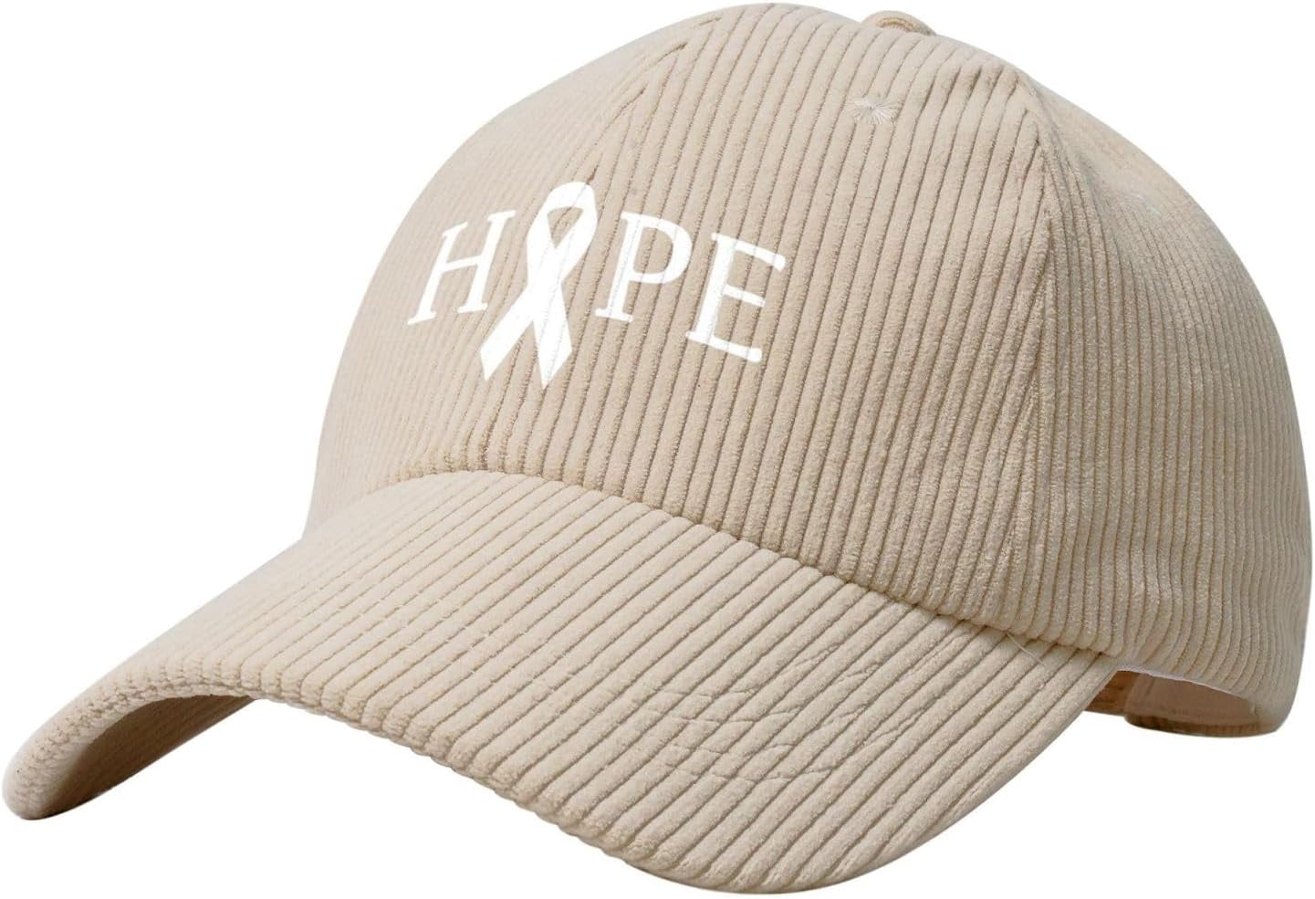 Hope Lung Cancer Baseball Cap Adjustable Corduroy Sun Hat - Walmart.com