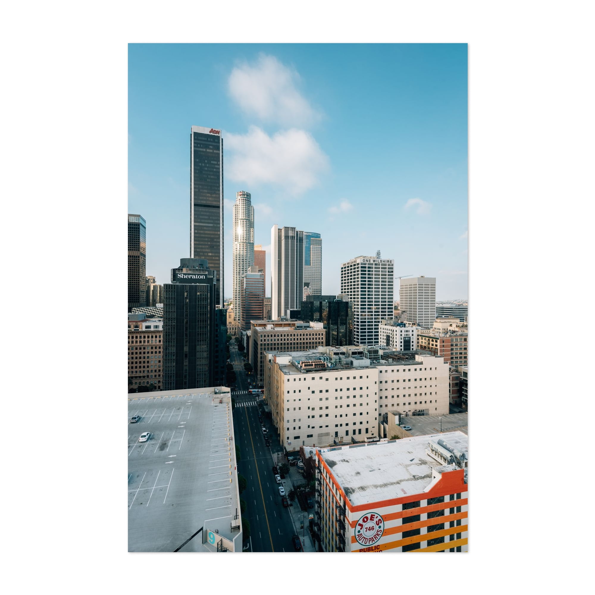Hope Street, DTLA 03 - Los Angeles California Photography City Skyline ...