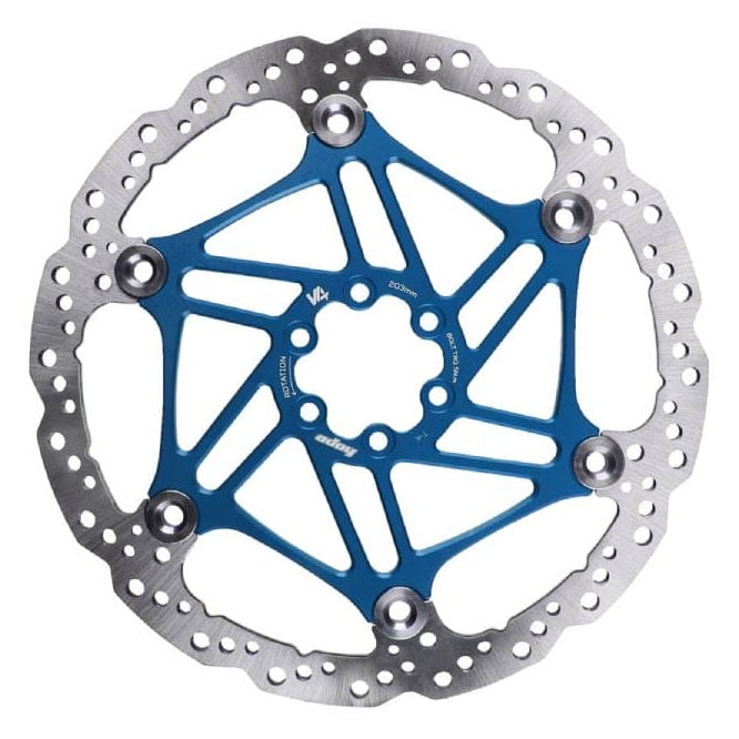 Hope V4 Vented Disc Rotor, 6-Bolt, Float/Wave, 203mm, Blue - Walmart.com