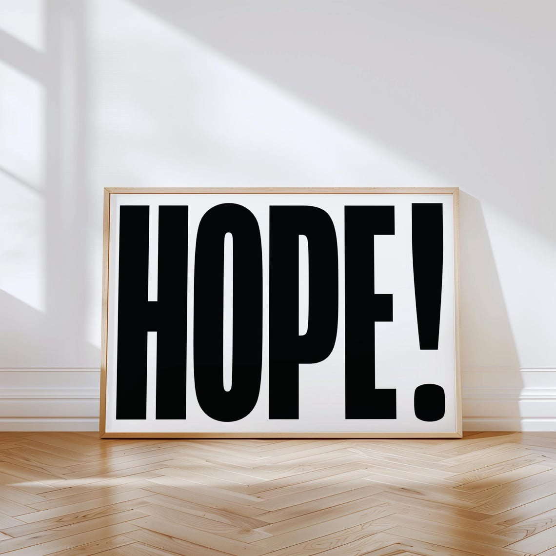 Hope Wall Art For Home Office Print Typography Inspirational Poster For Modern Home Decor Large ...