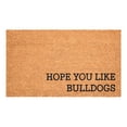 Hope You Like Bull Dogs Non Slip Vinyl Backing, Front Door Mat ...