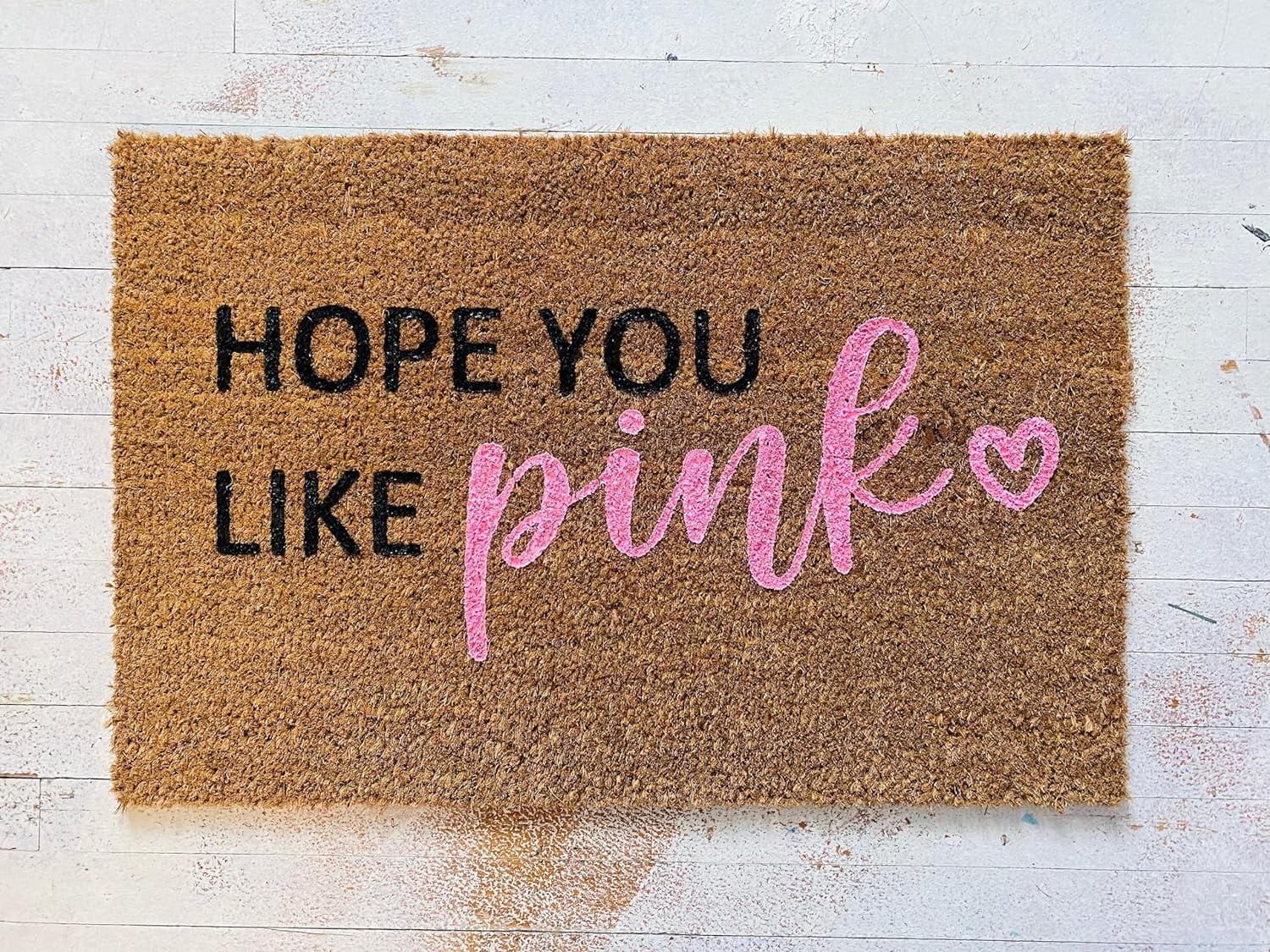 Hope You Like Pink Entry Doormat Outdoor Indoor Entrance Rugs Entryway ...