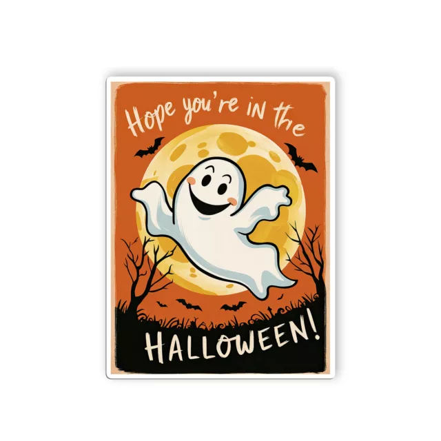 Hope Youre In The Halloweern Stickers Boo Ghost Stickers Phone Decal ...
