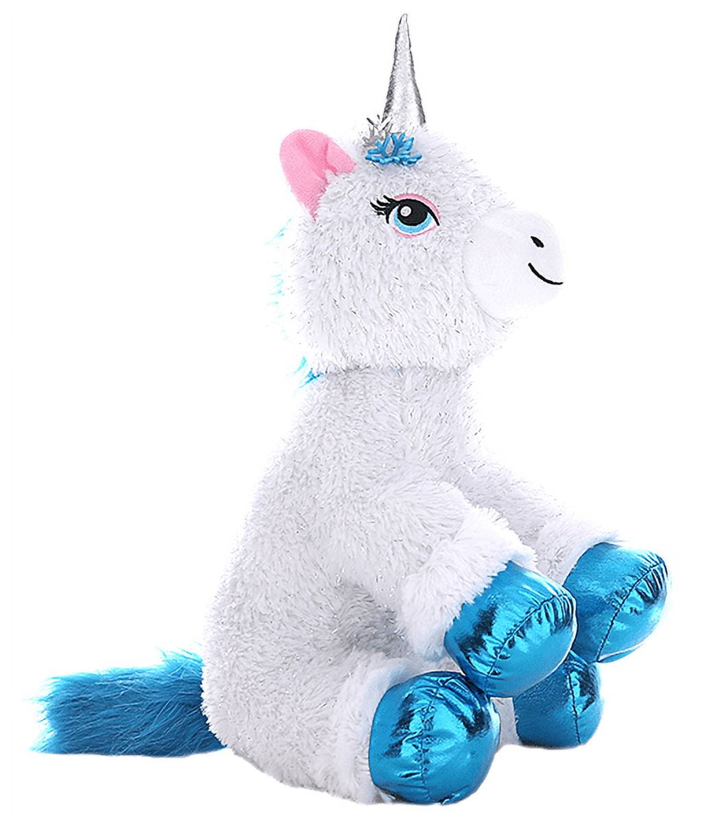 Hope the Winter Unicorn 16-Inch Stuffed Toy - Enchanting Icy Blue ...
