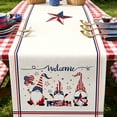 HopePan Patriotic Tablecloths Rectangular Red White and Blue Table ...