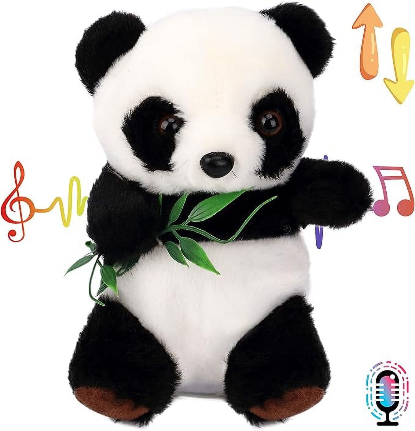 Hopearl Talking Panda Repeats What You Say Nodding Electric Interactive ...