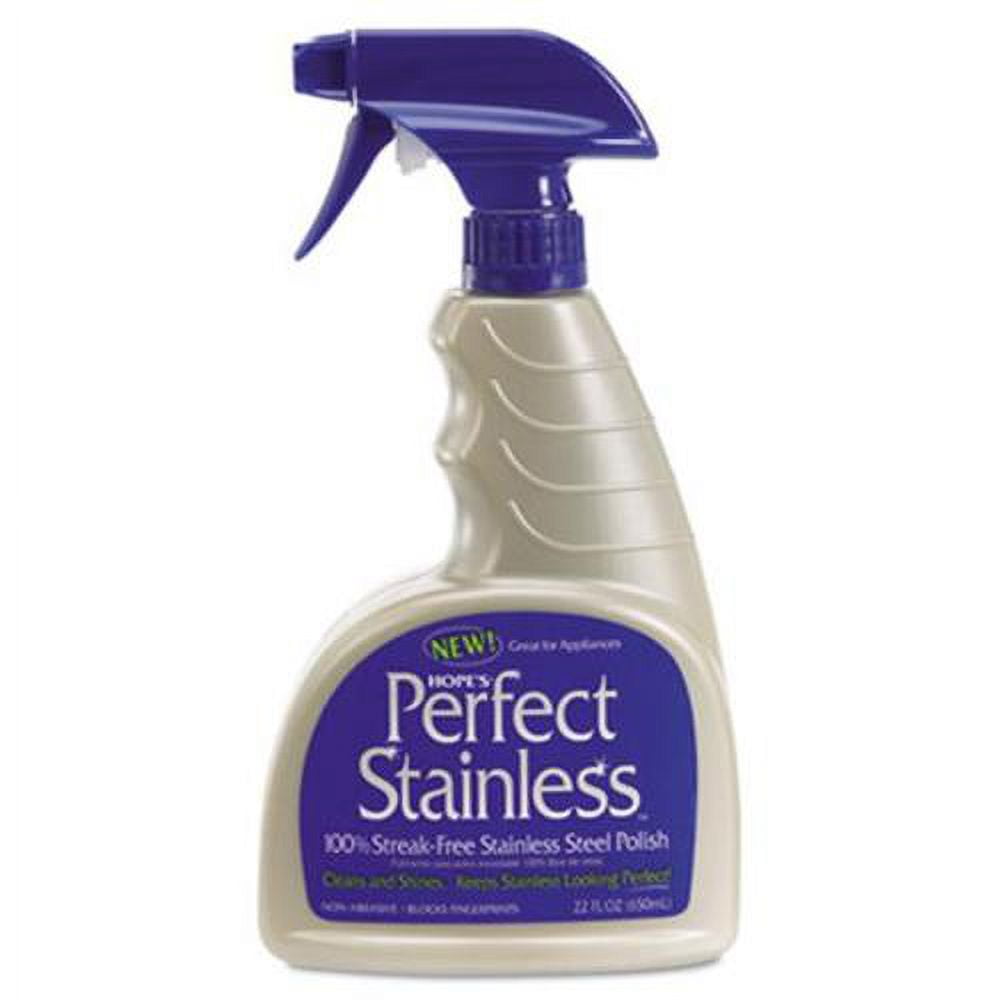 Hopes 22PS6 22 oz. Perfect Stainless Steel Cleaner And Polish - Walmart.com
