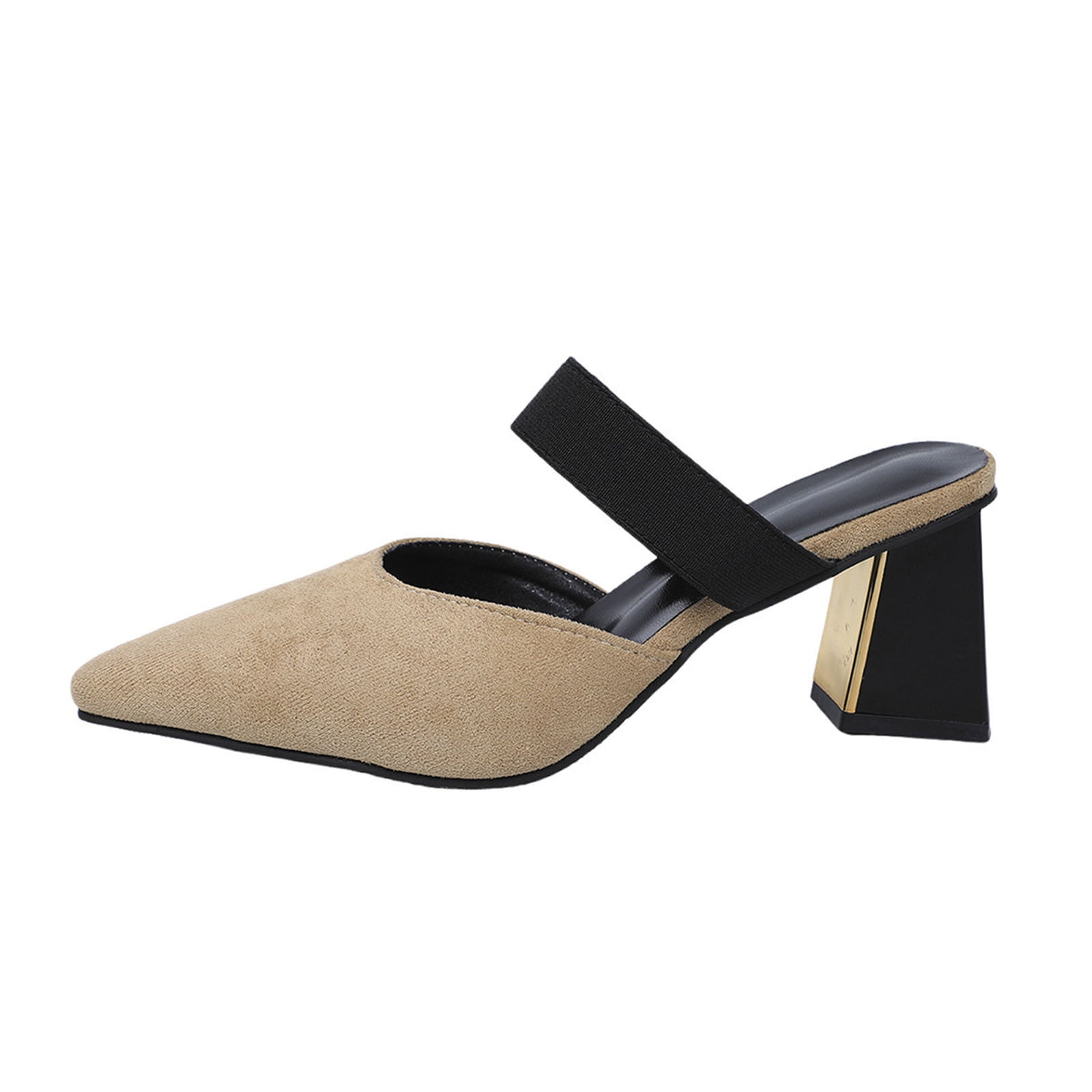 Hopeusnice High Heels Shoes for Women Trendy Non-Slip Breathable Open ...