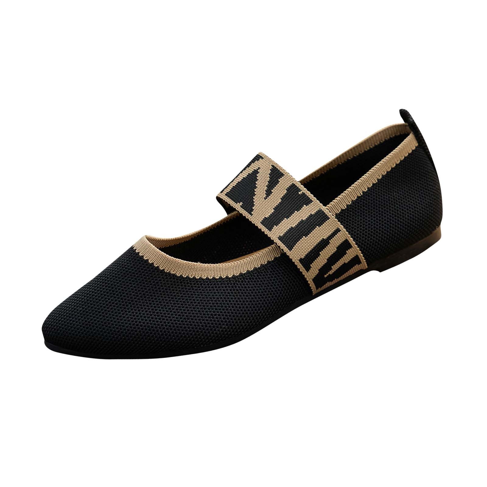 Hopeusnice Sandals for Women Nylon Spandex Fall Slip-Ons Non-Slip ...