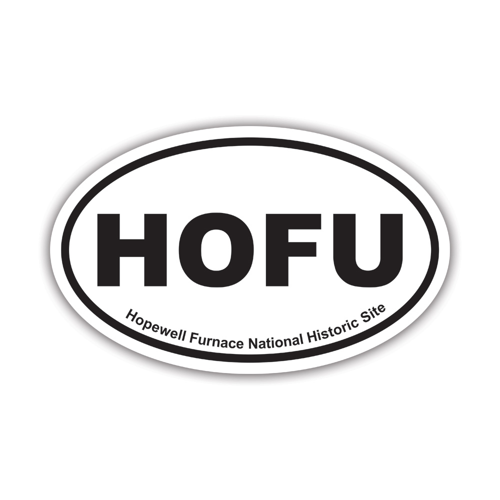 Hopewell Furnace National Historic Site HOFU Oval Sticker Decal - Self ...