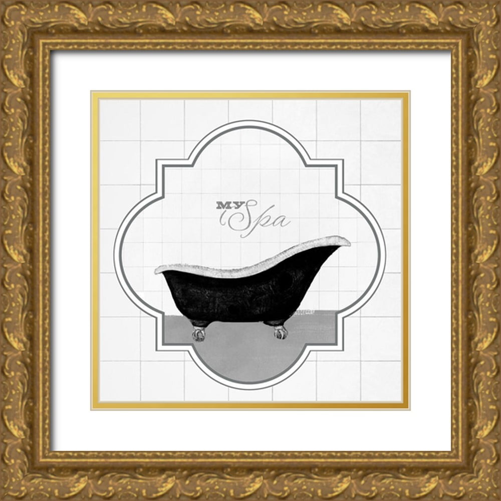 Hopfensperger 26x26 Gold Ornate Wood Framed with Double Matting Museum ...