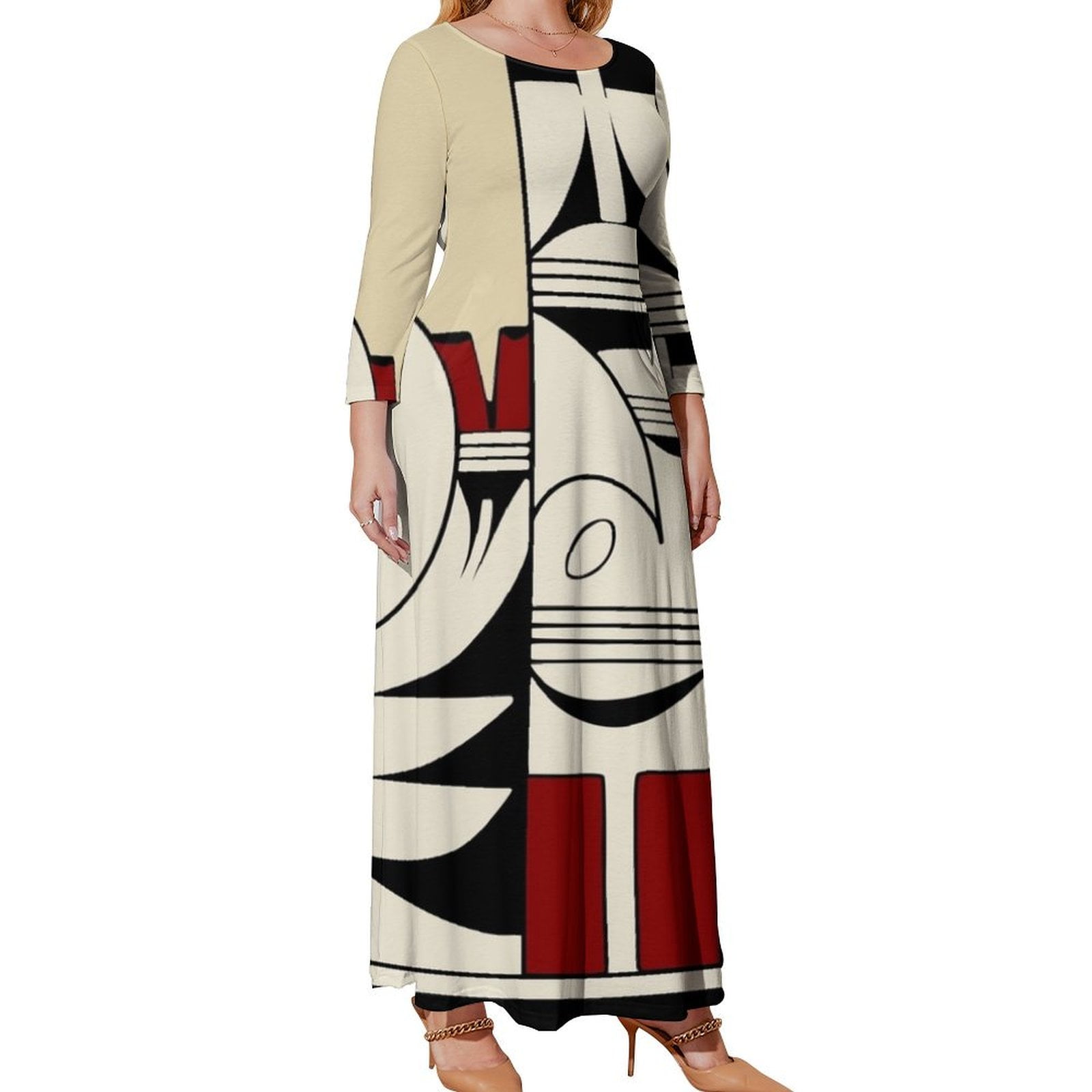 Hopi Pottery Long Sleeved Dress birthday dresses for women Party ...