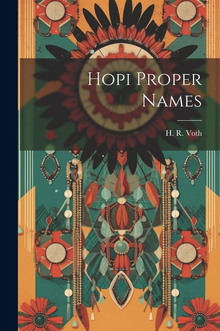 Hopi Proper Names (Paperback) - Walmart.com