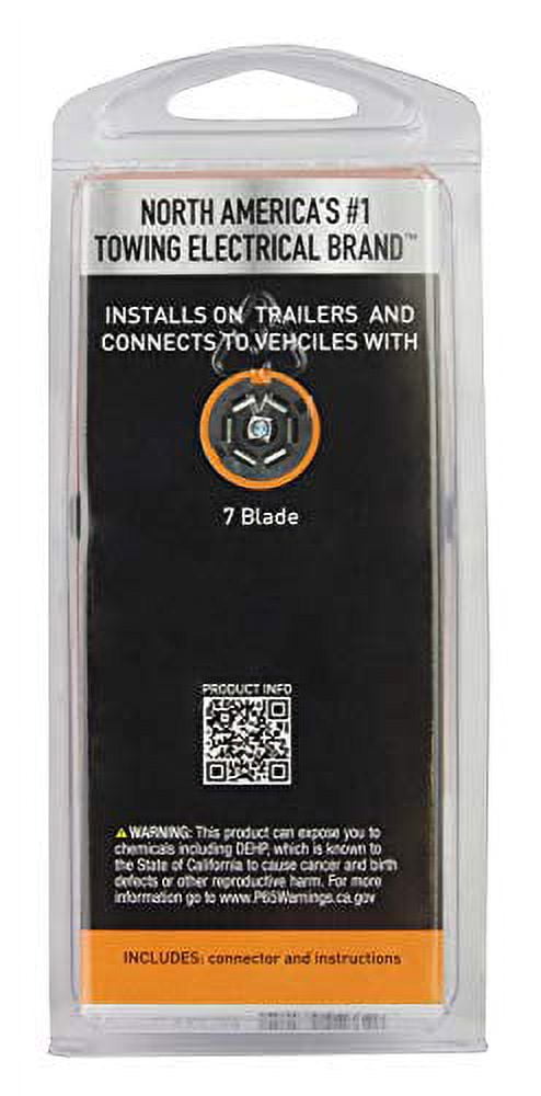 Hopkins 48505 7 Pole RV Blade Trailer Connector - Walmart.com