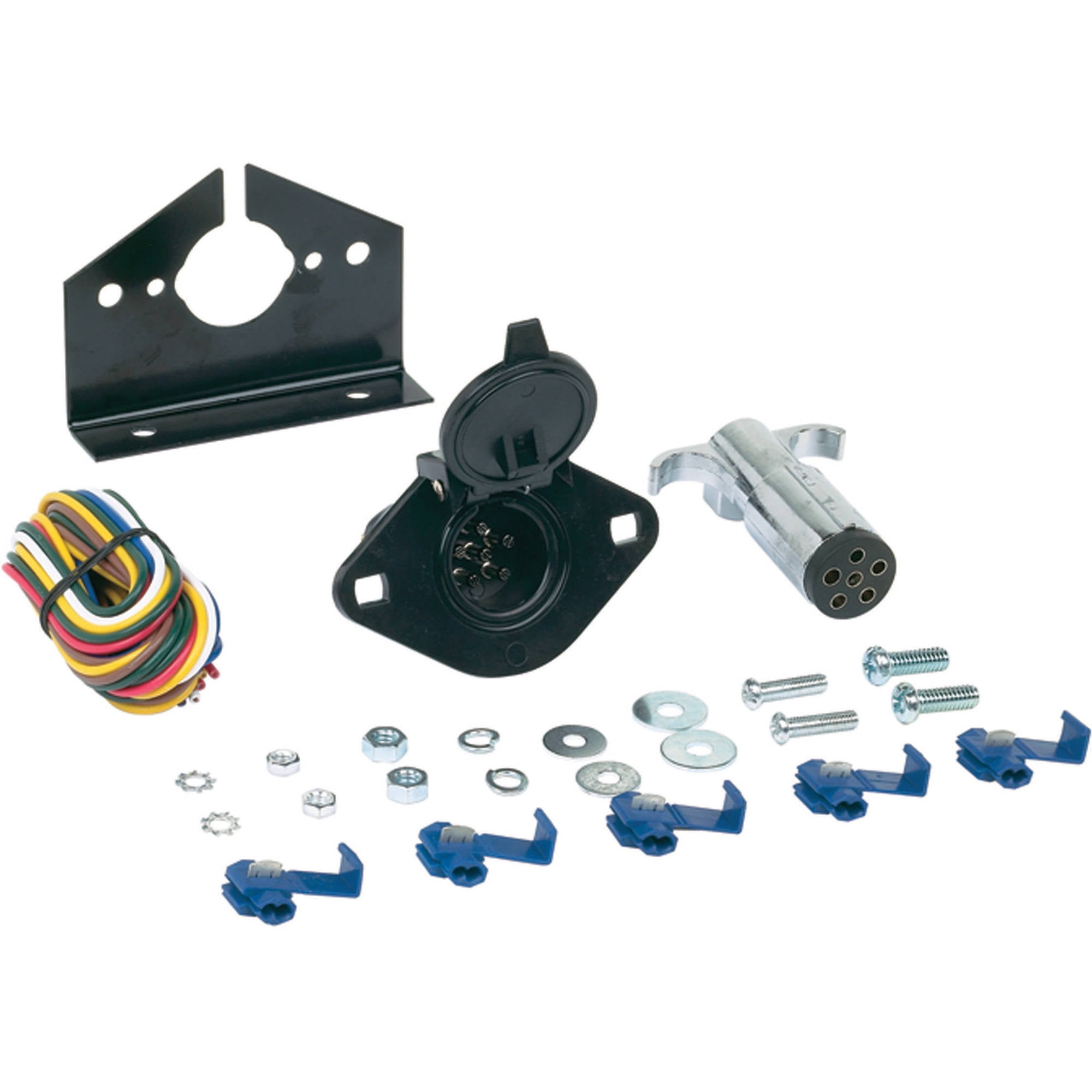 Hopkins 6-Pole Round Connector Kit - Walmart.com