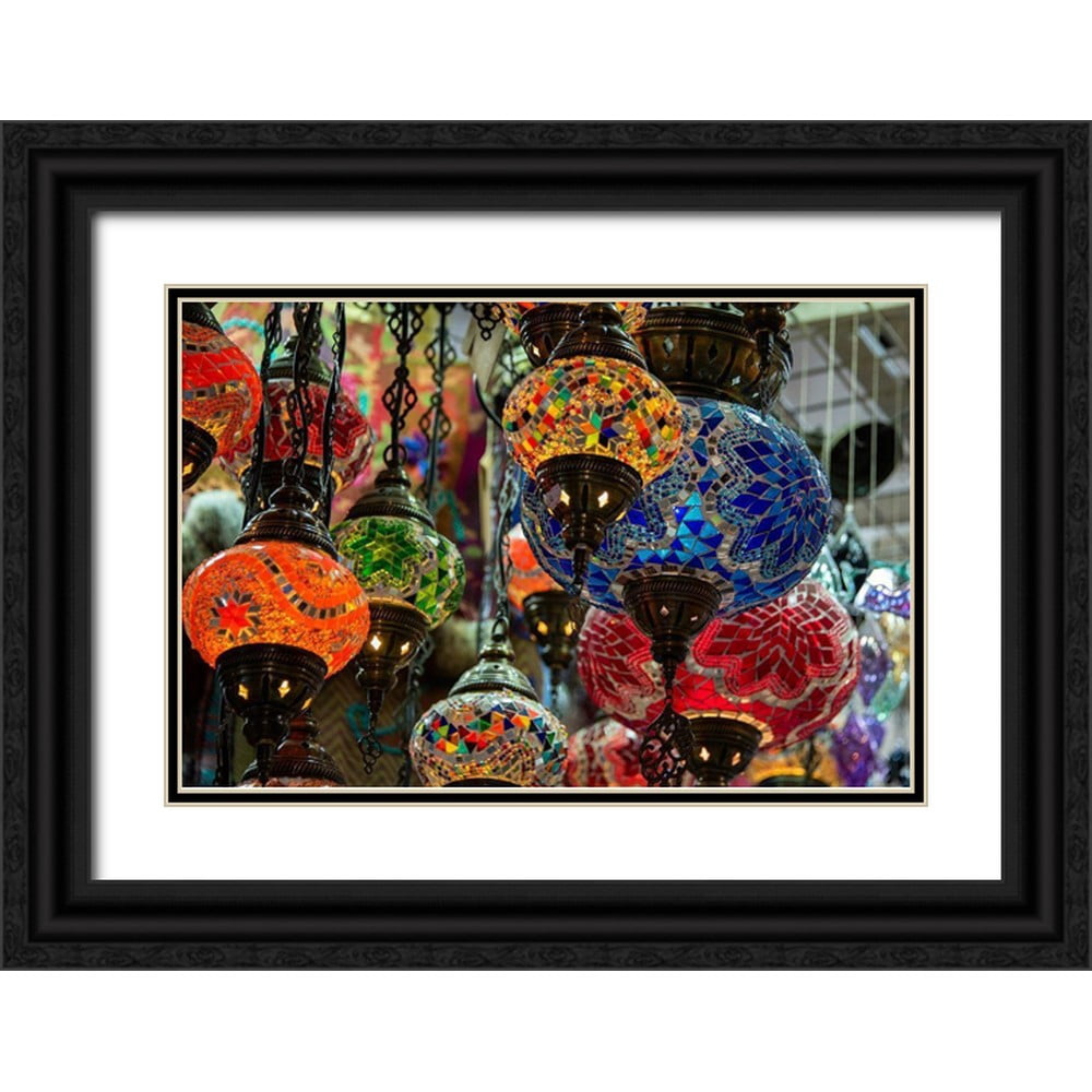 Hopkins, Cindy Miller 24x17 Black Ornate Wood Framed with Double ...
