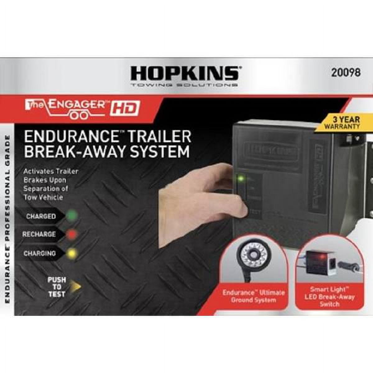 Hopkins Hopkins Towing Solutions Endurance Engager LED Test Break-Away ...