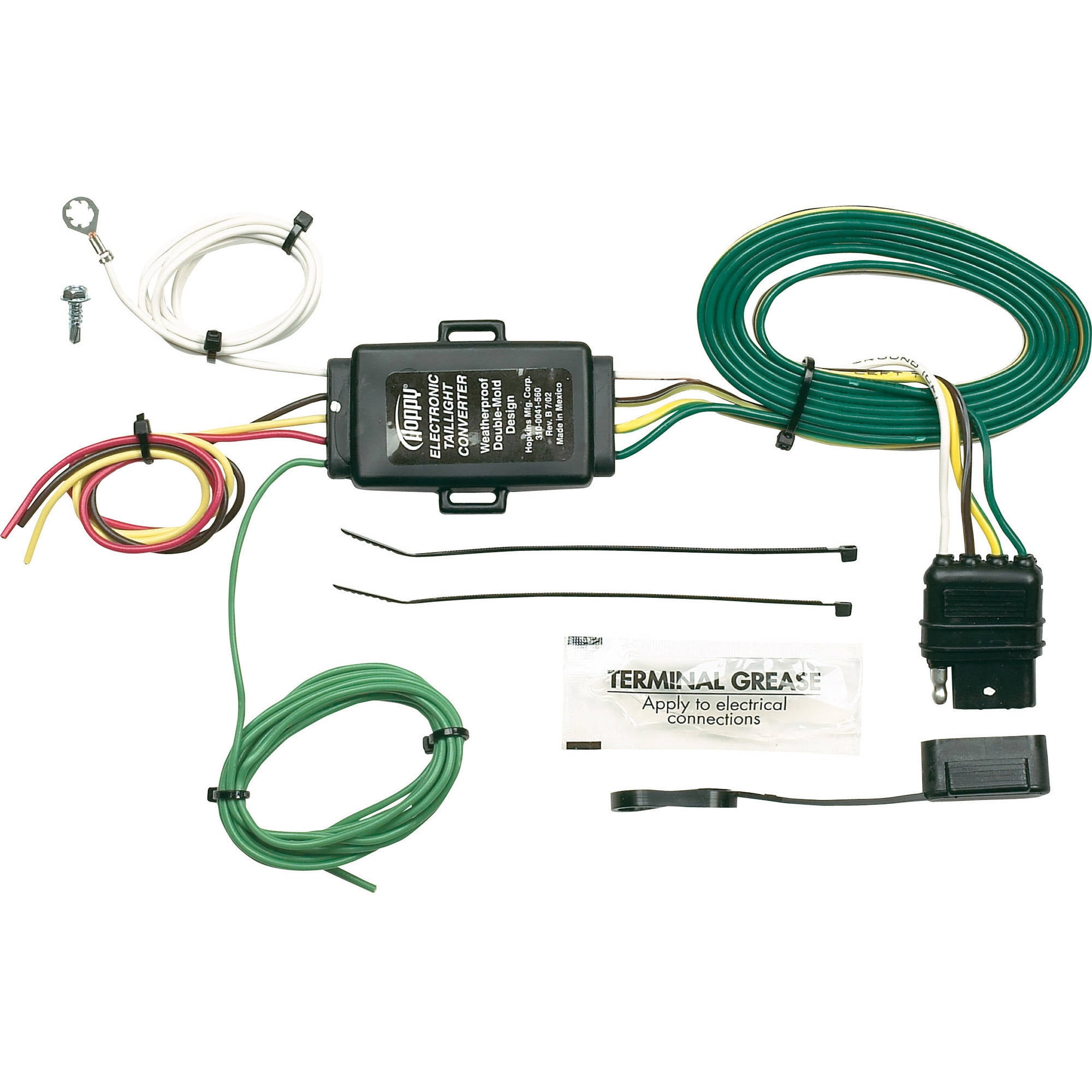 Hopkins Taillight Converter with 4-Wire Flat Extension, 74" Fits select ...
