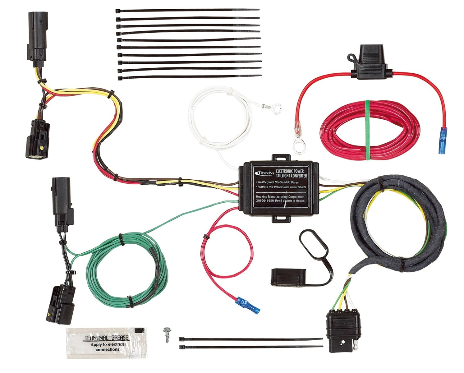 Hopkins Towing Solution 11140514 Trailer Wire Harness Fits select: 2013 ...