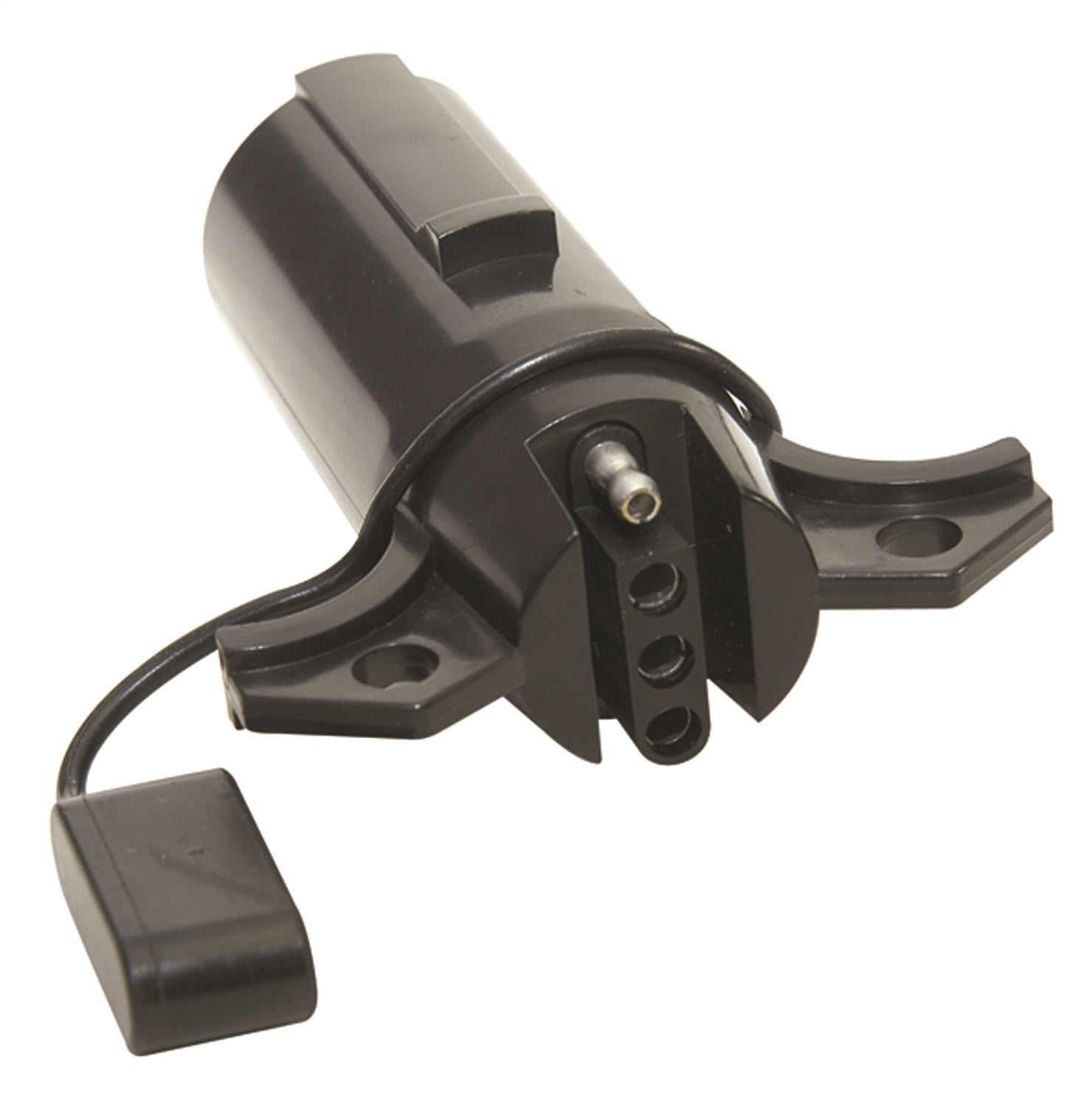Hopkins Towing Solution 47405B 7 Round To 4 Flat Adapter - Walmart.com