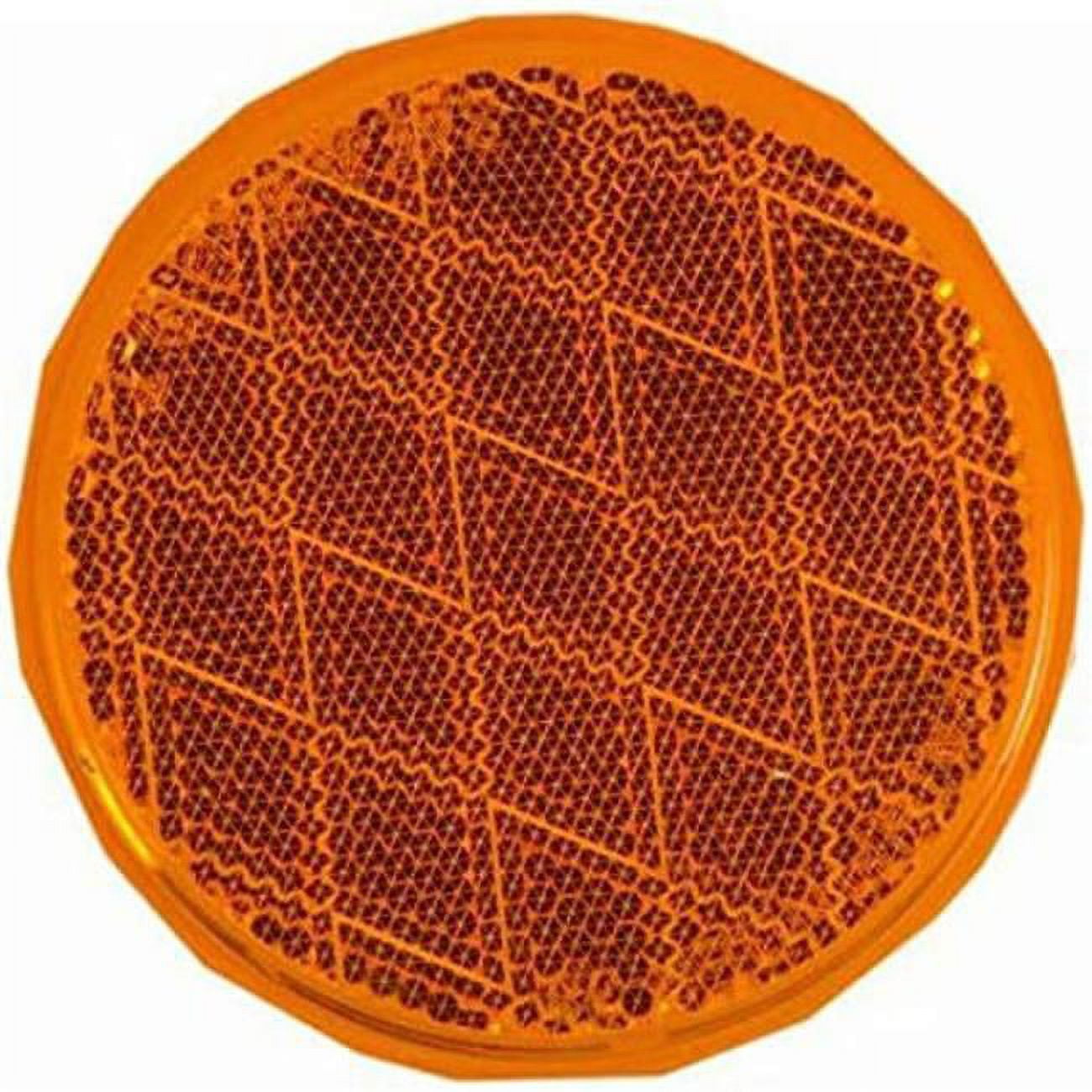 Hopkins Towing Solutions Amber Round Stick-on Reflectors, 2-Pk ...