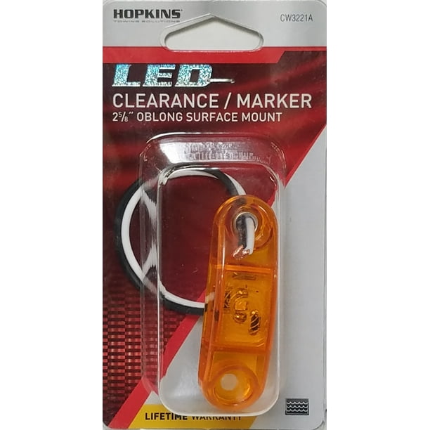 Hopkins Towing Solutions LED Mini Clearance Marker Light - Amber ...